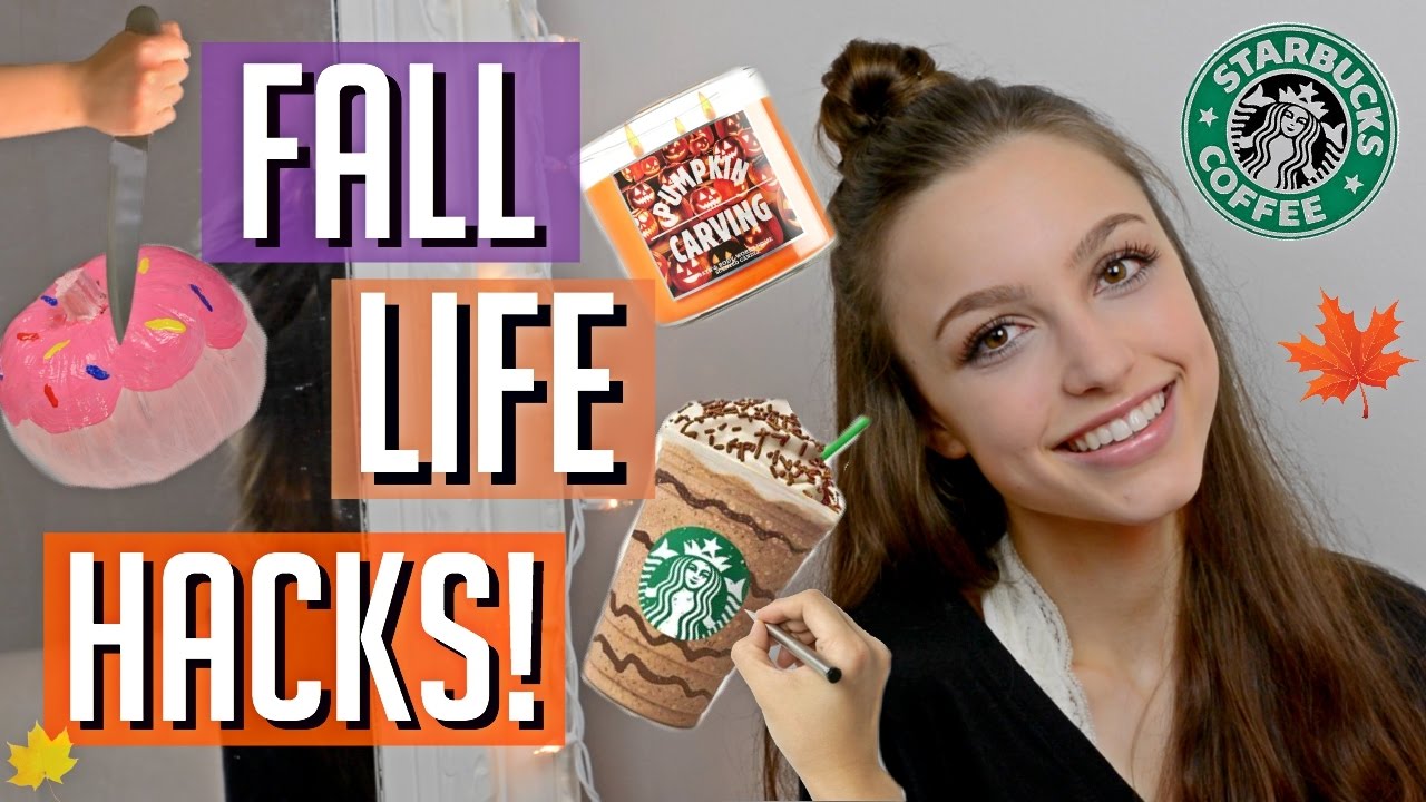 DIY LIFE HACKS FOR FALL// 2016 - YouTube