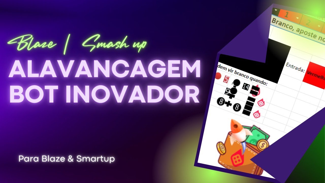 BOT BLAZE & SMASHUP, INOVADOR COM 87% DE ASSERTIVIDADE!!! - YouTube
