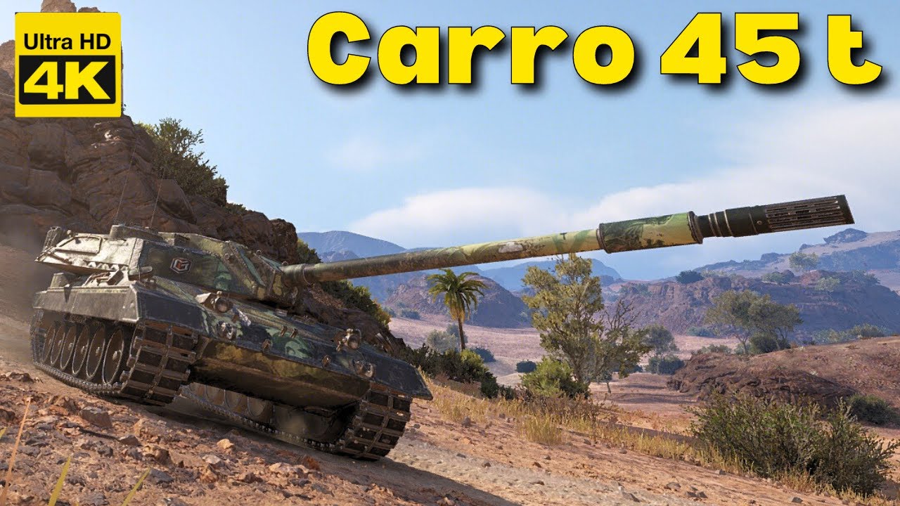 World of Tanks 10 Kills 8,6k damage Carro 45 t | 4K Video | - My battle ...