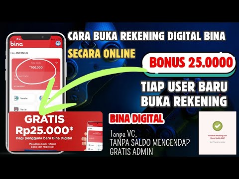 DAFTAR BINA DIGITAL DAPAT 25.000 NASABAH BARU ! CARA BUKA REKENING BINA ...