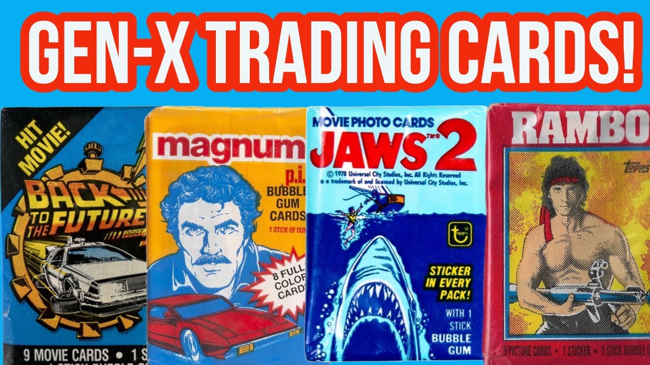 Cool and Odd Trading Cards from 70's/80's - YouTube