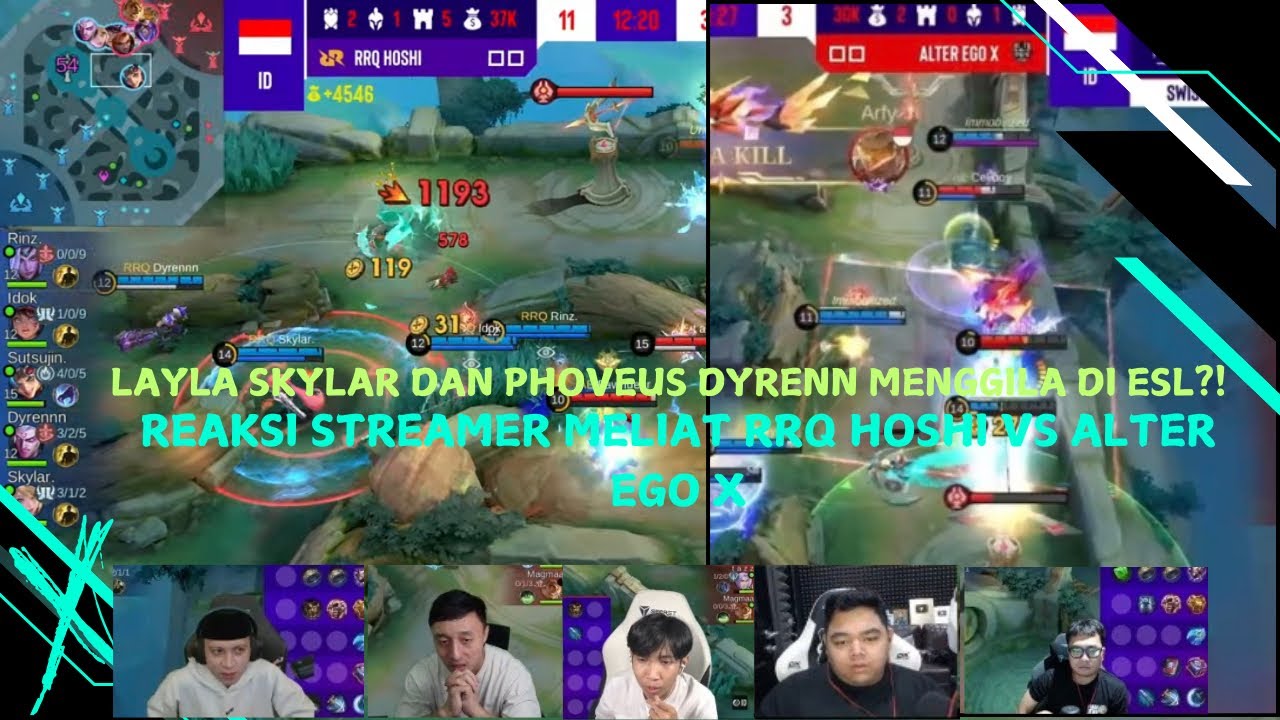 LAYLA SKYLAR DAN PHOVEUS DYRENN MENGGILA DI ESL?! REAKSI STREAMER ...