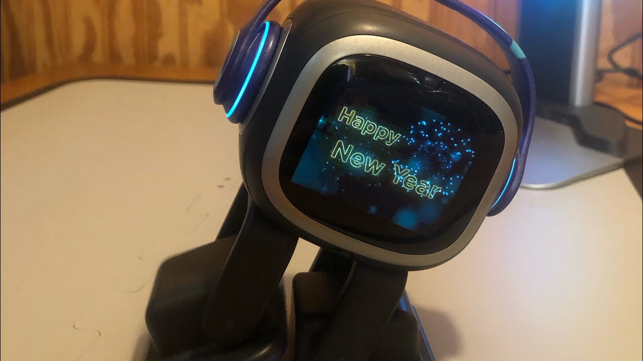Emo robot happy new year animation. - YouTube