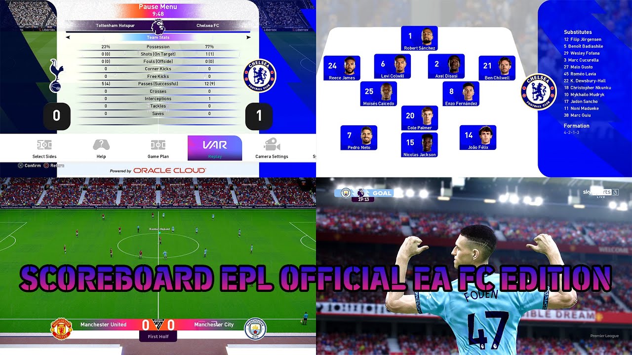 SP Football Life 2025 Official EA FC Scoreboard Edition Premier League ...