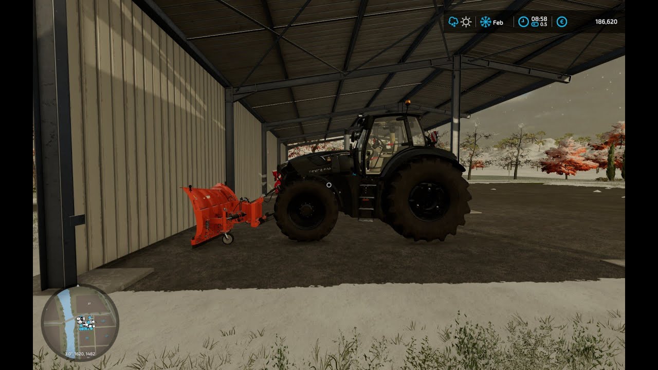 farming simulator 2022 snow plowing! - YouTube
