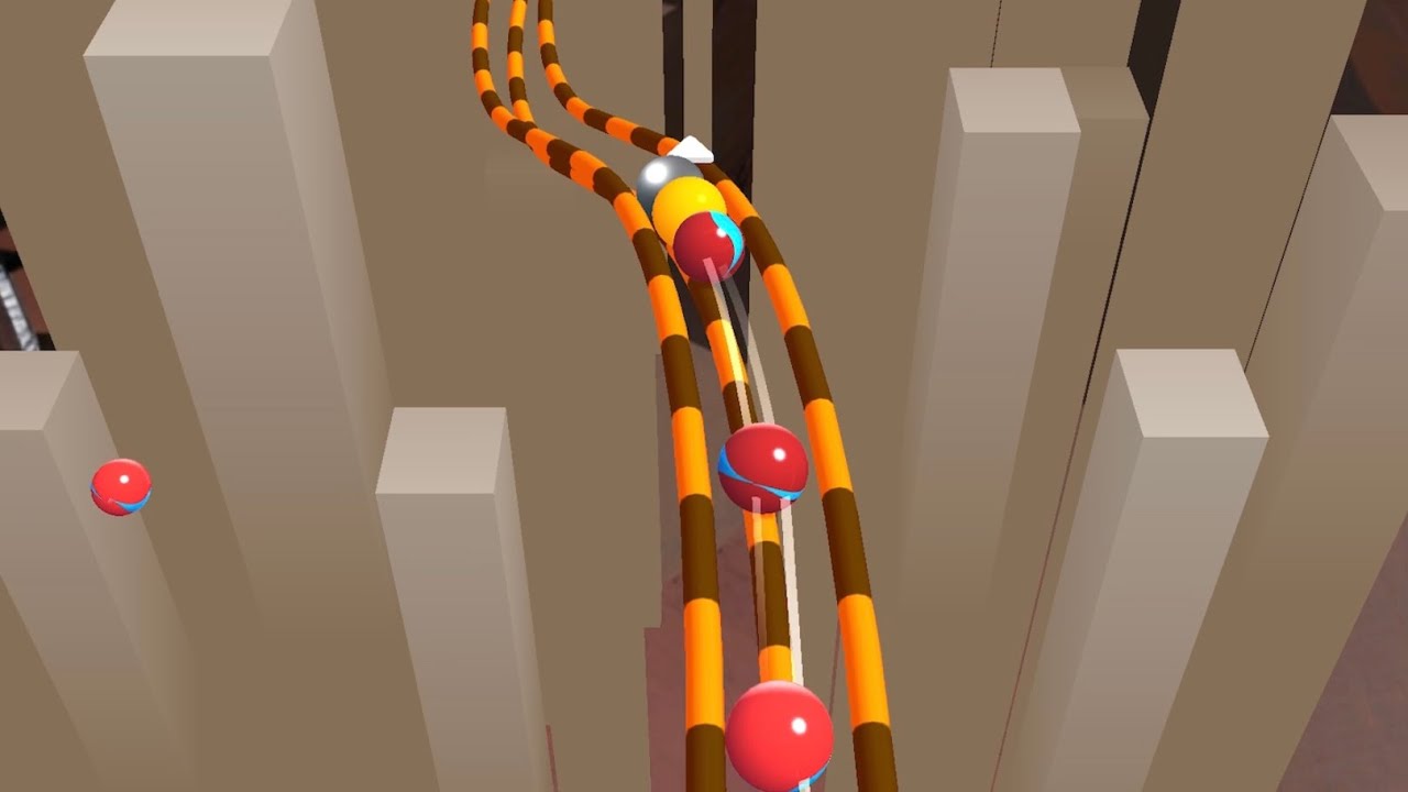 Marble Run Tracks Line Colorful 3D - YouTube