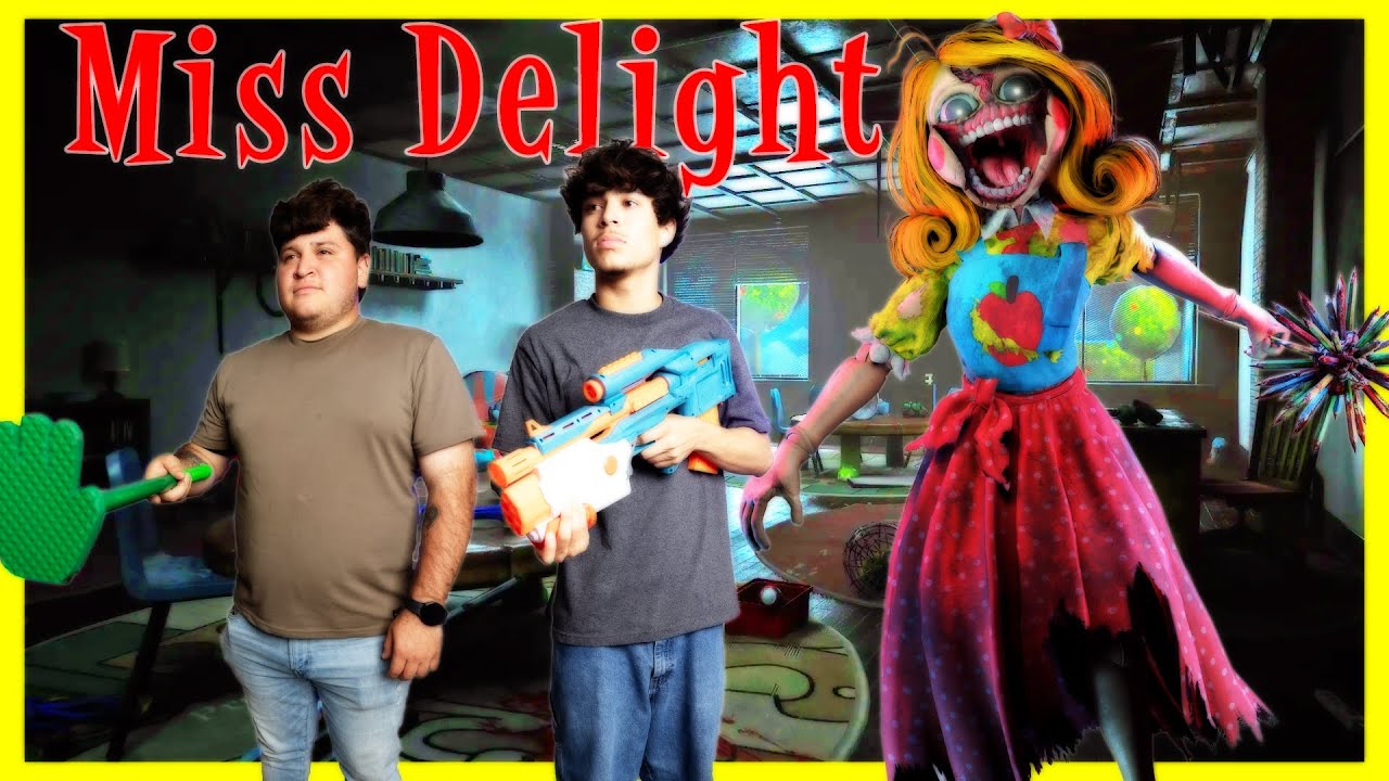 Trapped with Miss Delight inside Poppy Playtime Factory | D&D Squad ...