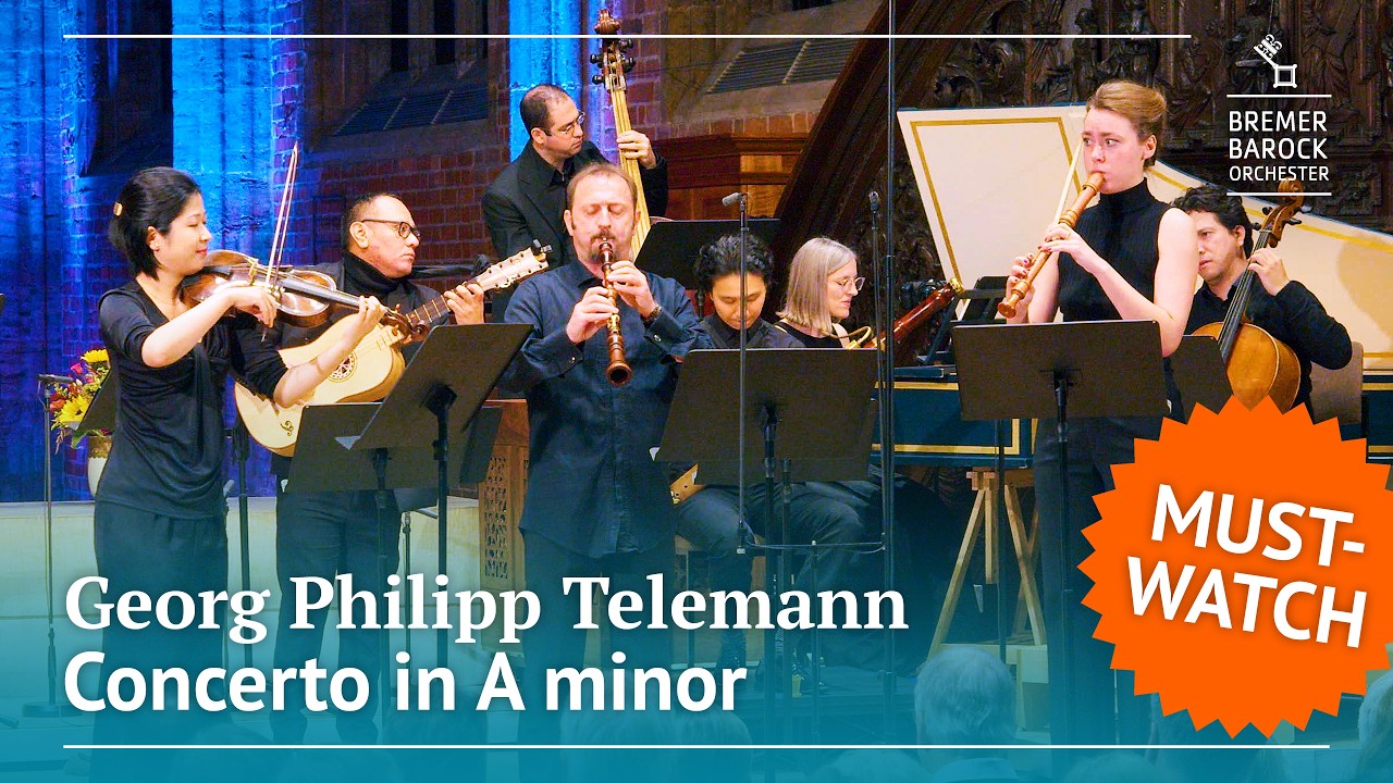 Georg Philipp Telemann: Concerto in A minor for Recorder, Oboe, Violin ...