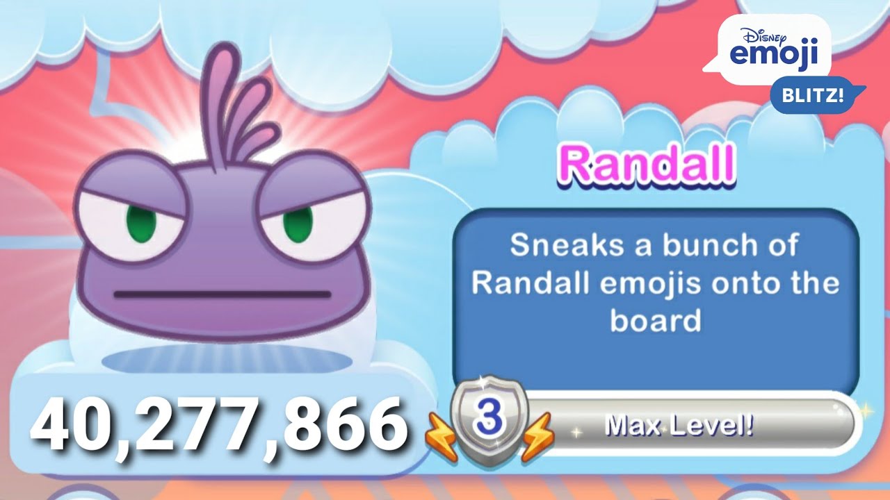 Disney Emoji Blitz Gameplay - Randall (Level 3) - Monsters Inc - YouTube