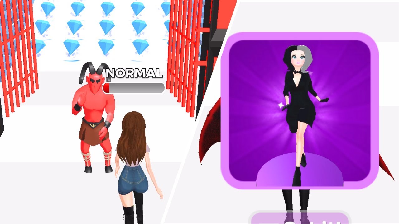 Devil Run👽👾👹Gameplay Good Girl Bad Girl Lv 29-30 Android, IOS Offline ...