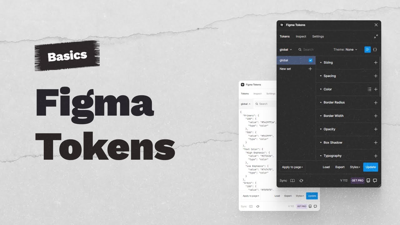 Figma design tokens basics (2022) - YouTube