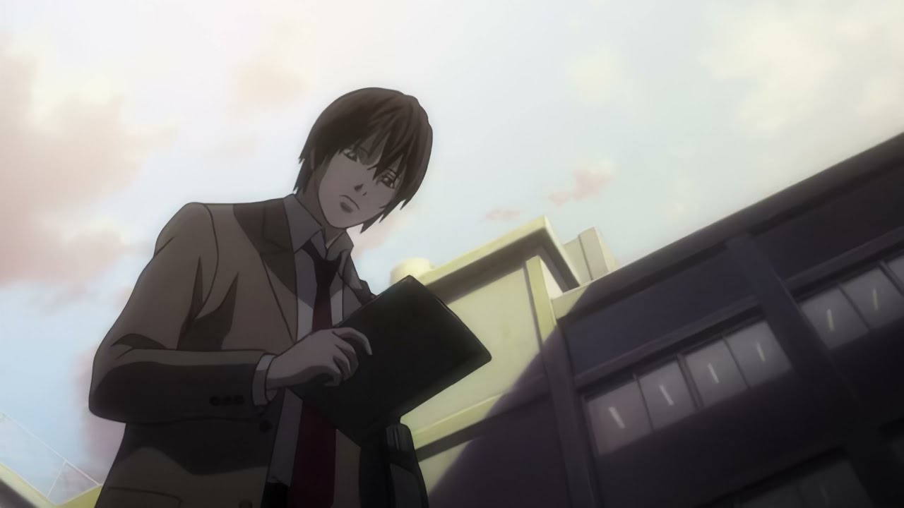 Light picks up the DEATH NOTE | 4K - YouTube