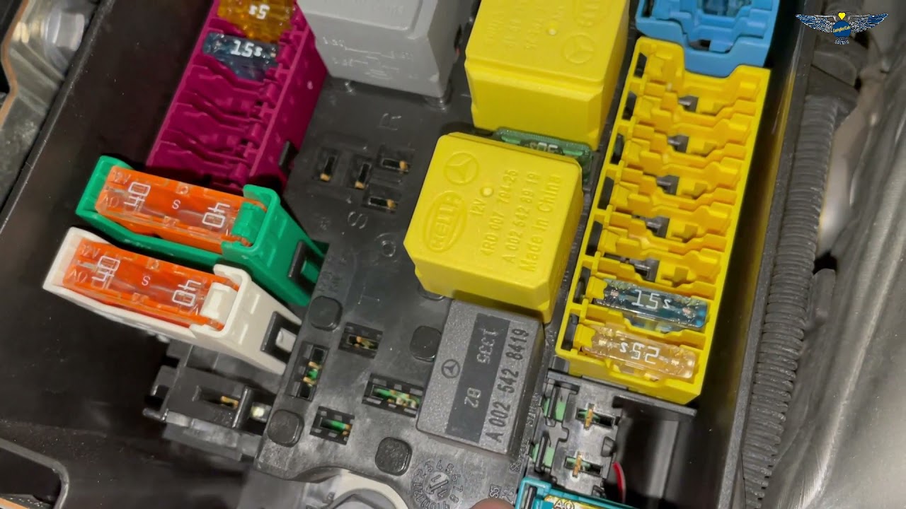 Mercedes b class blueefficiency petrol auto w246 fuses location - YouTube