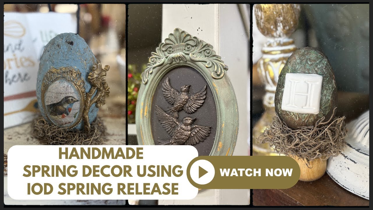 Spring IOD 2025|Stunning Vintage Spring Crafts|Budget Friendly Home ...