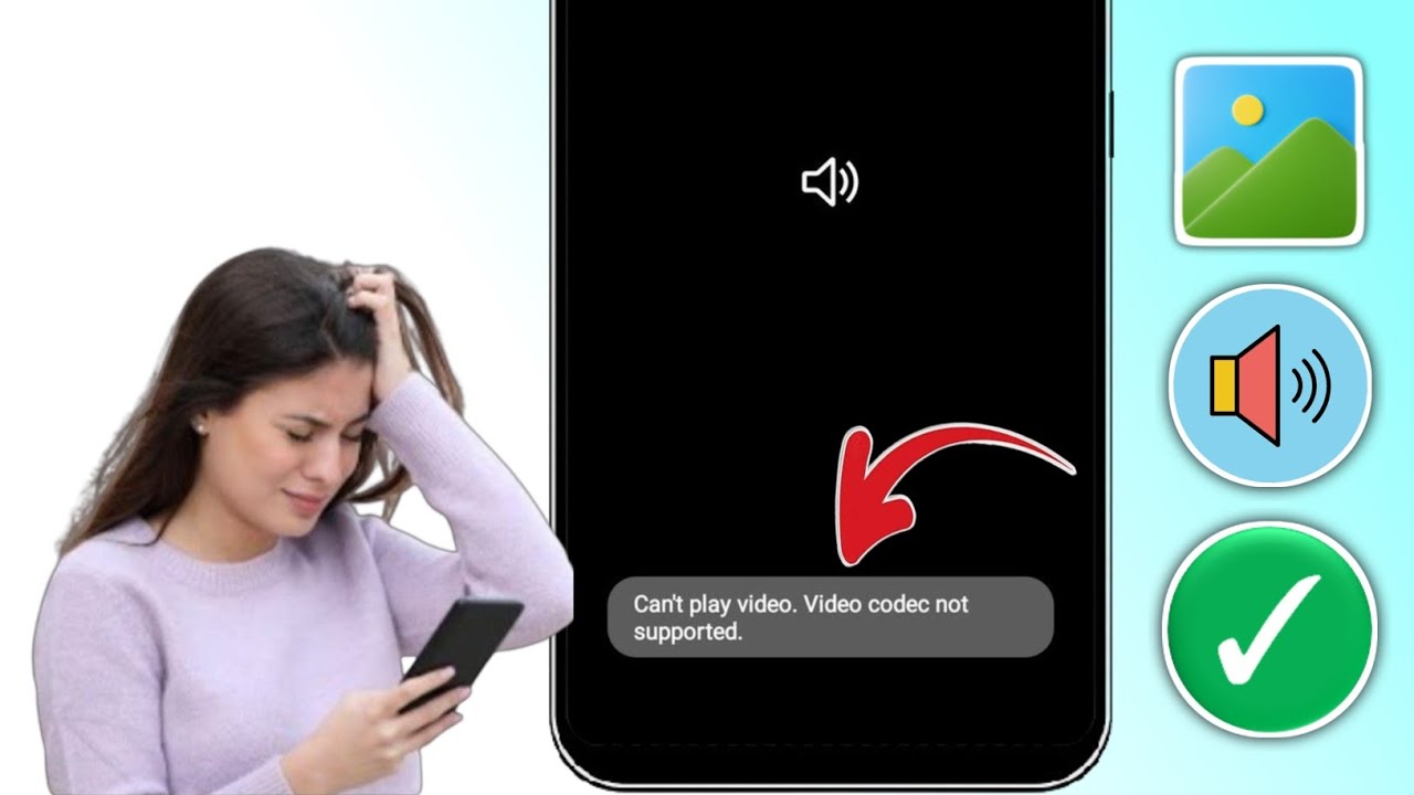 So beheben Sie das Problem „Video kann nicht abgespielt werden. Video-Codec wird bei Samsung ...