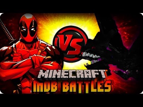 Minecraft Mod - NIGHTMARE VS DEADPOOL ! Mob Battle (SUPERHERO MOD ...
