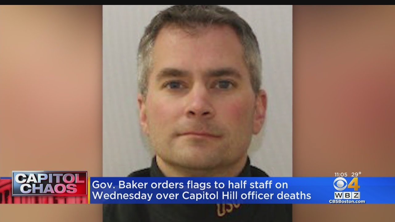 Gov. Baker Orders Flags Be Lowered To Honor Capitol Police Officers ...