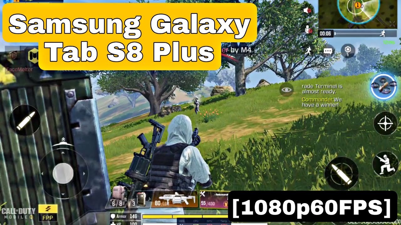 Samsung Galaxy Tab S8 Plus Gaming Test Call Of Duty Mobile - YouTube