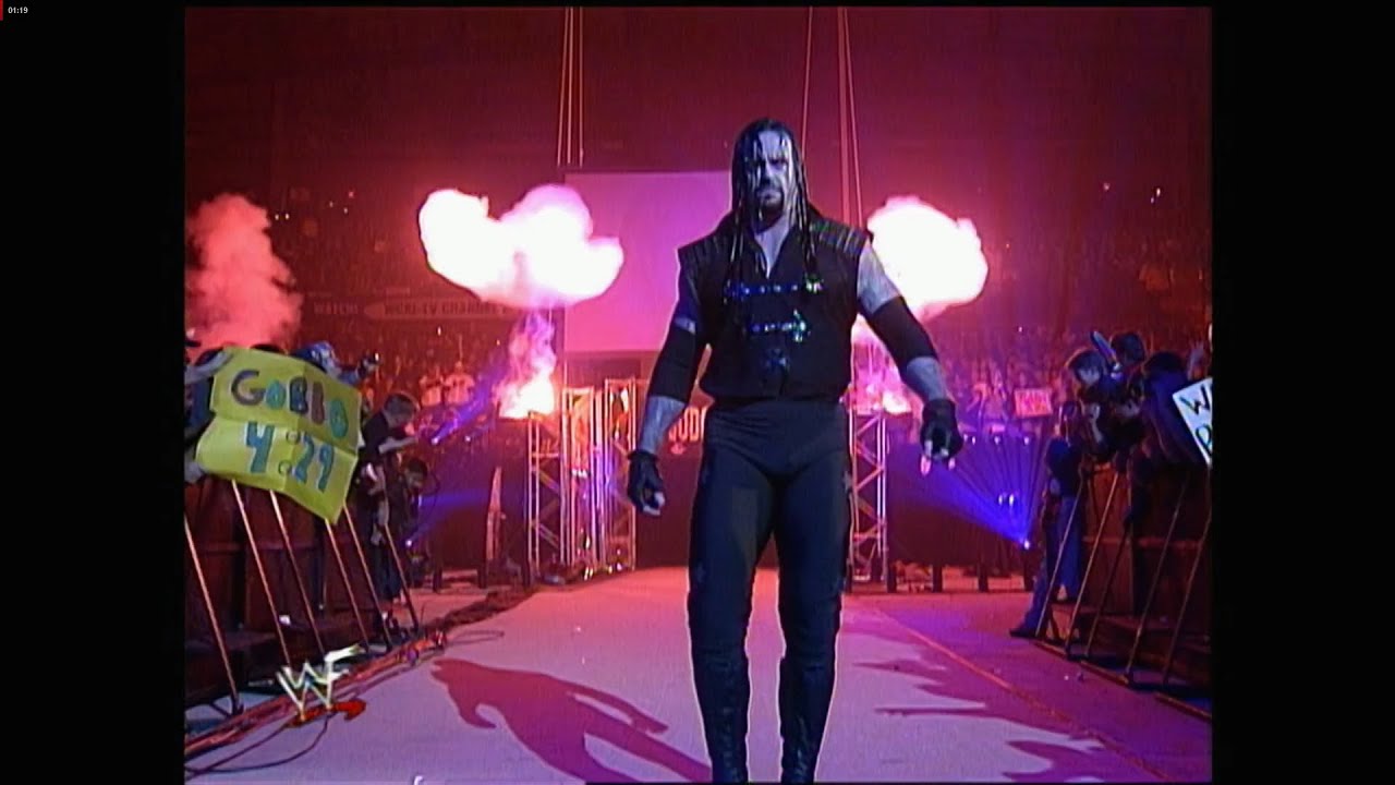 Undertaker vs Kane - WWF Judgement Day 1998 - Dark Side theme entrance ...