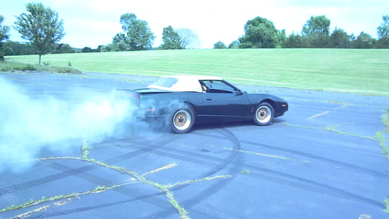 1991 Trans Am burnout - YouTube