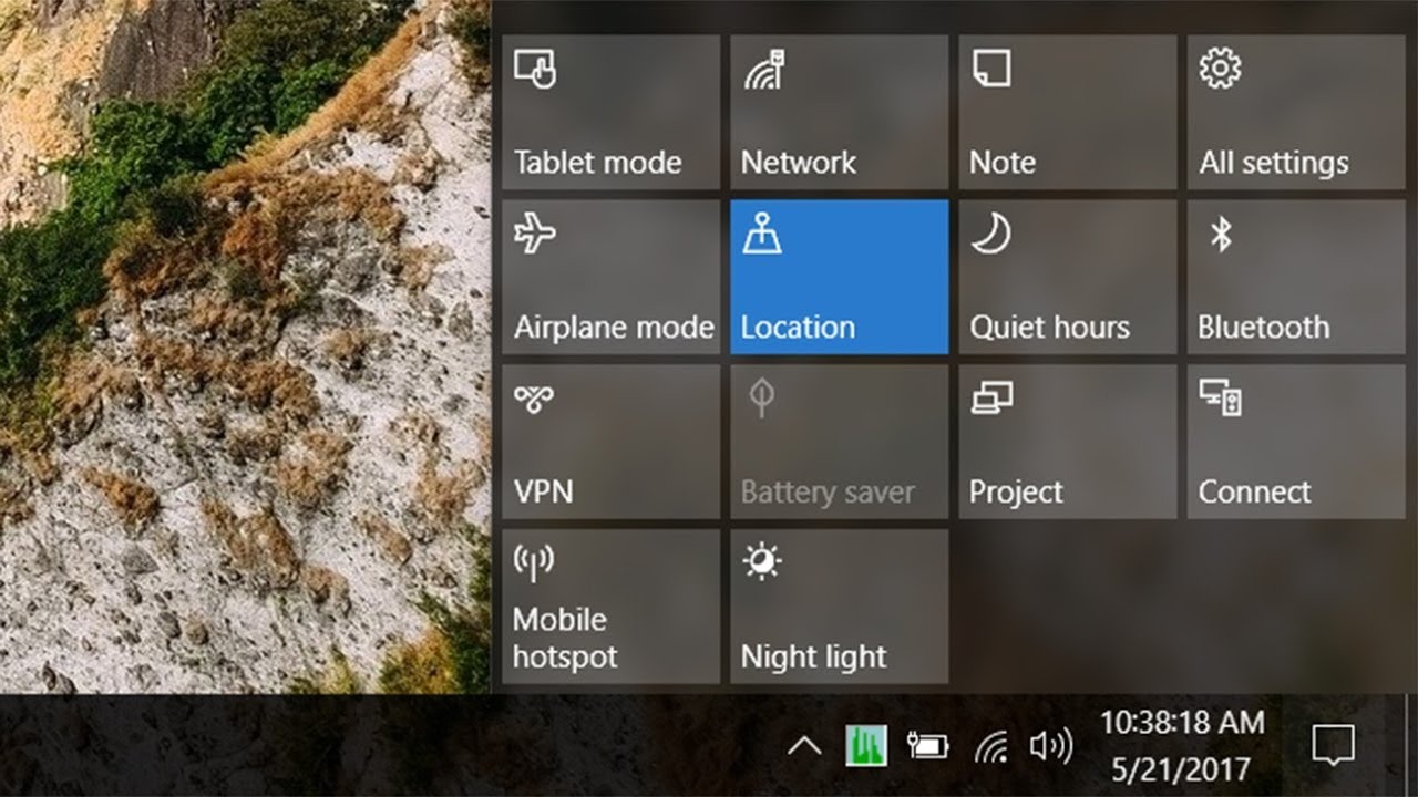 Windows location