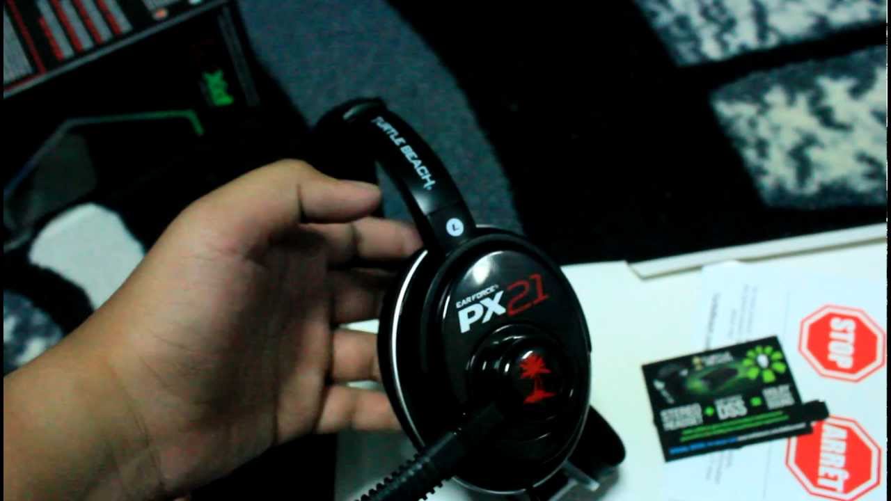 The Turtle Beach Ear Force PX21 Headset Review, Setup And Unboxing ...