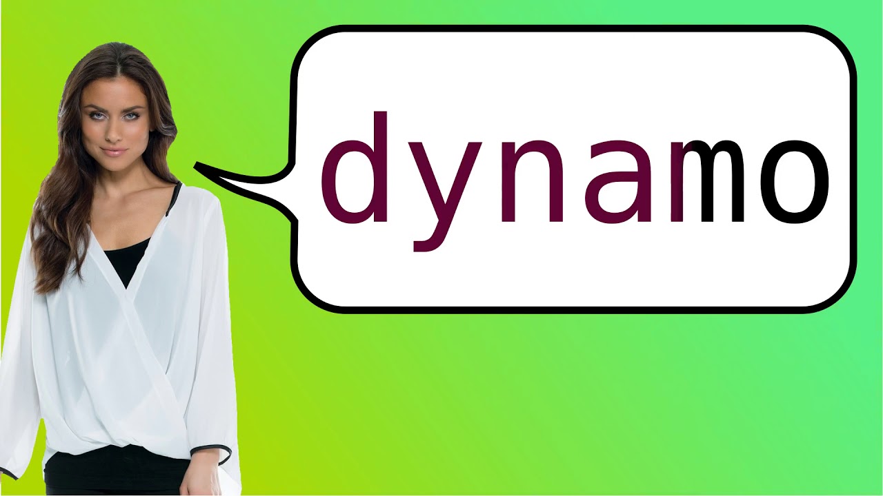 How to say 'dynamo' in French? - YouTube