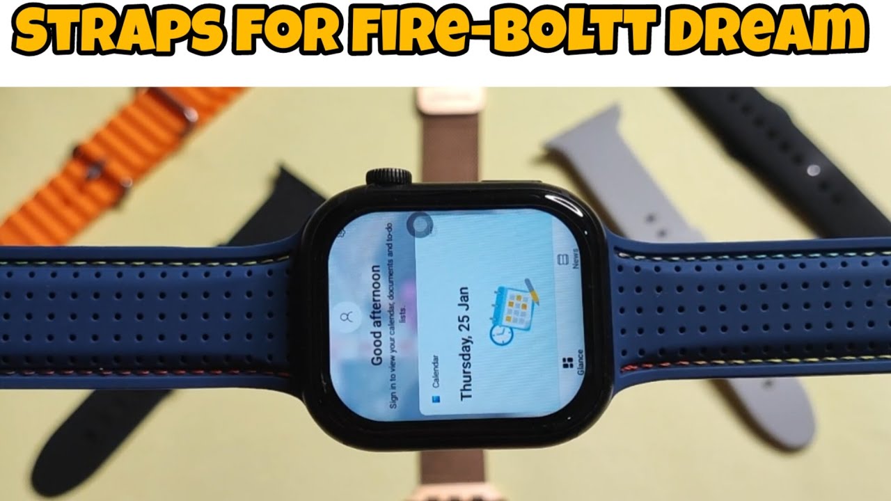 Fire-Boltt dream 🔥 Straps | Chain/loop/steel/silicon etc | 42mm strap ...