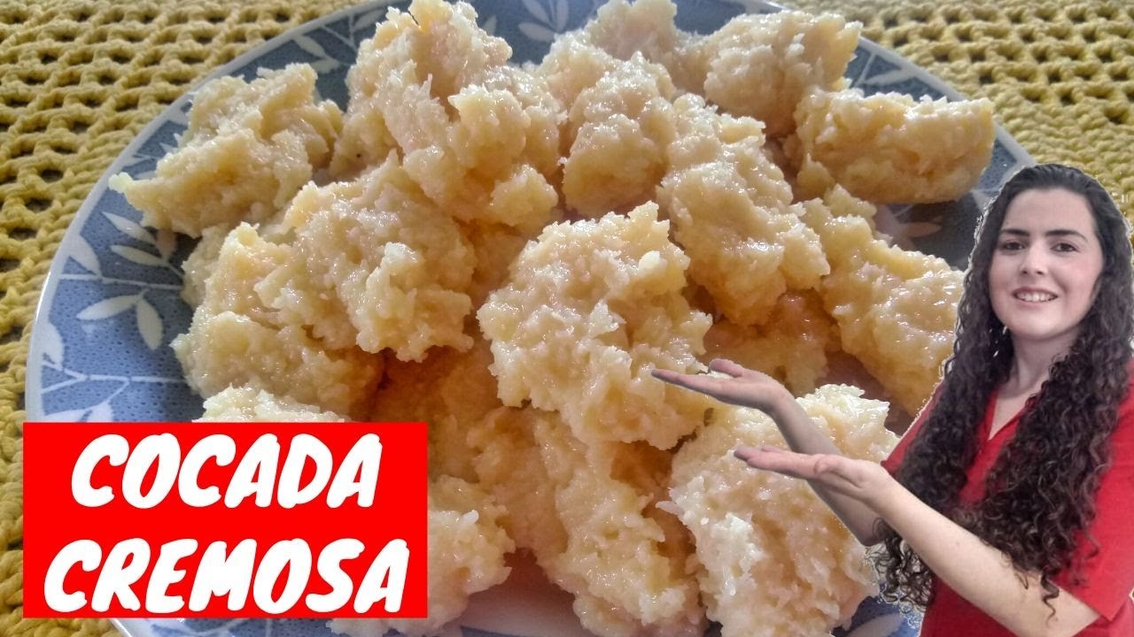 COCADA CREMOSA DE LEITE CONDENSADO | RECEITA FÁCIL E RÁPIDA - YouTube