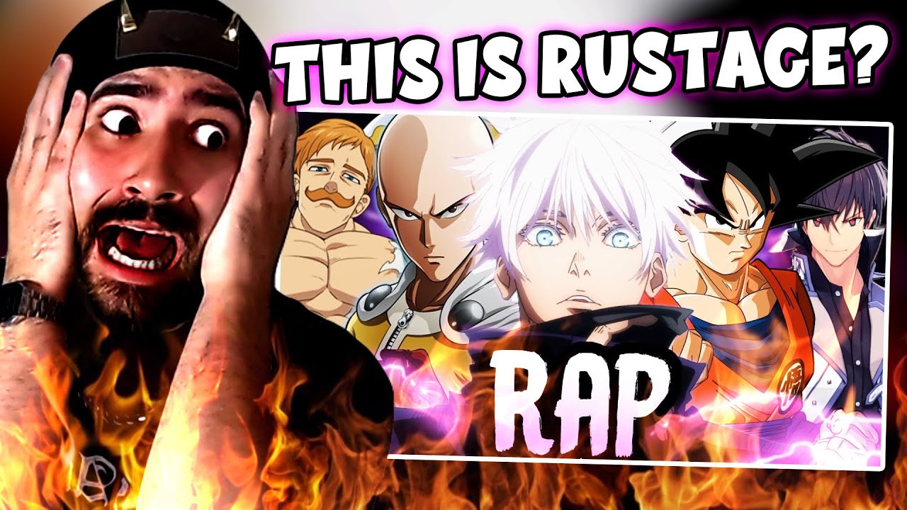 REACTION - OVERPOWERED ANIME CHARACTER RAP | "OP" | RUSTAGE - YouTube