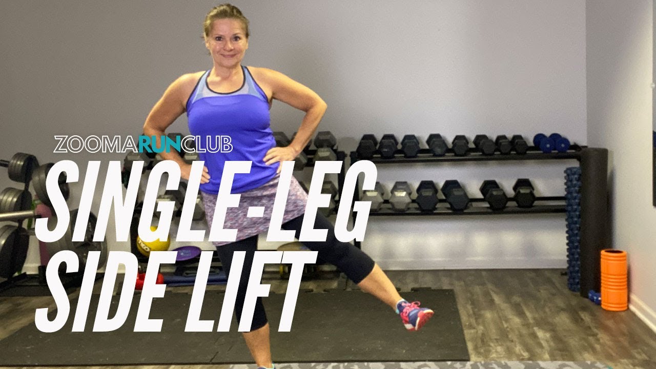 Single-Leg Side Lift - YouTube