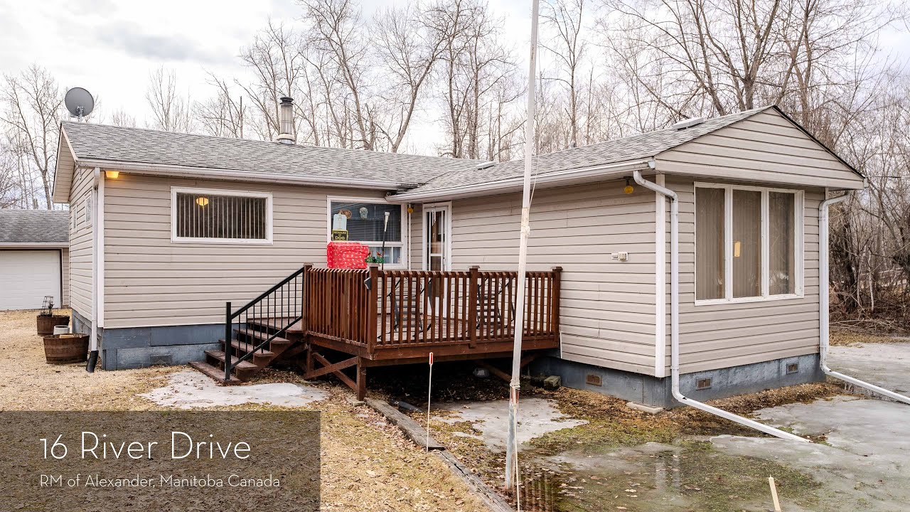 16 River Drive | R.M of Alexander, MB - YouTube