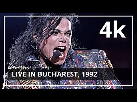 Michael Jackson - Dangerous World Tour | Live in Bucharest | 1992 [4K Remastered]