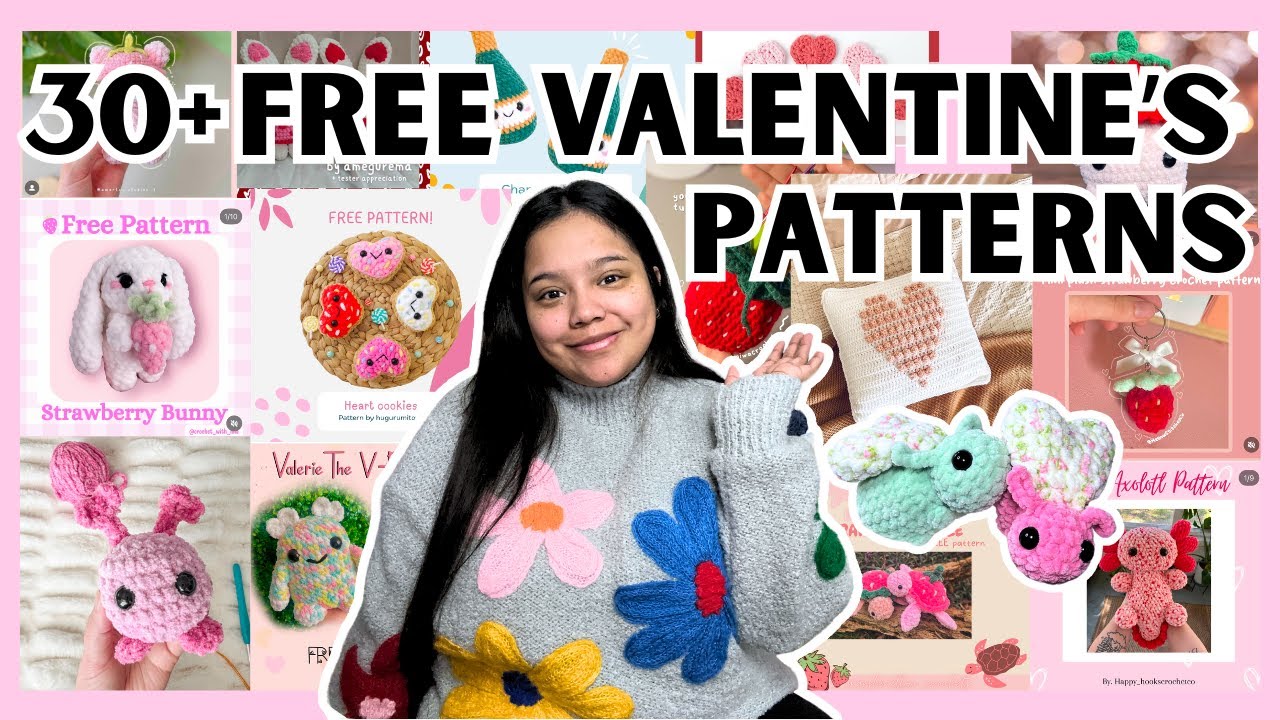 30+ FREE Valentines Crochet Patterns | 2025 Amigurumi - YouTube