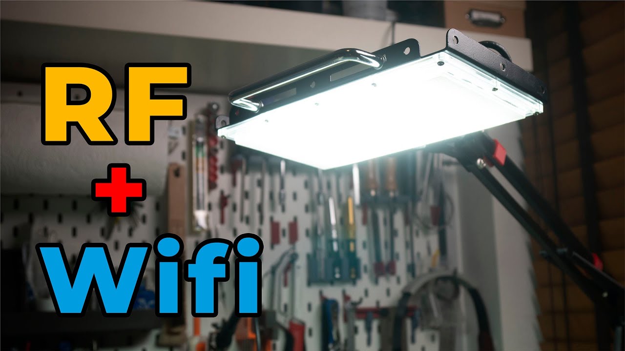 Build Your Own Super Bright Swing Arm LED Work Light with RF and WiFi ...