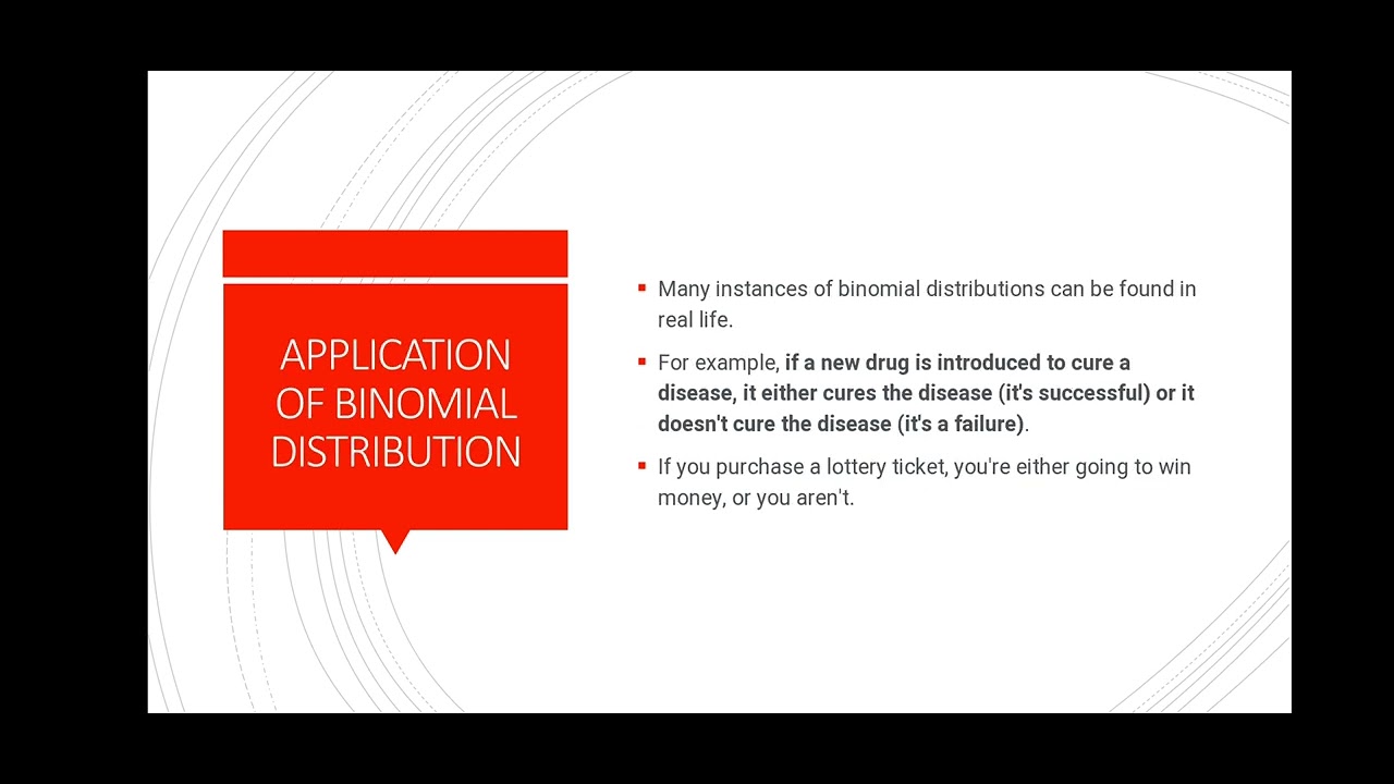applications of binomial distribution - YouTube