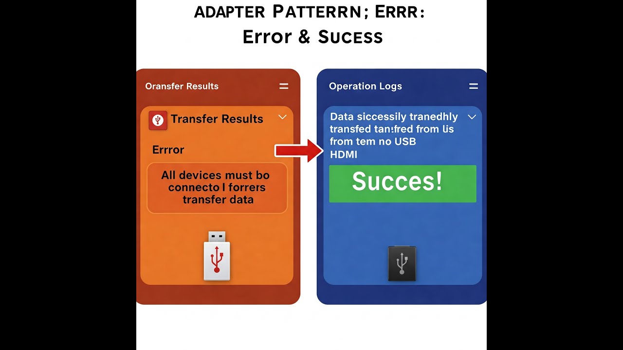 Adapter Pattern in Action: USB to HDMI Data Transfer App - YouTube