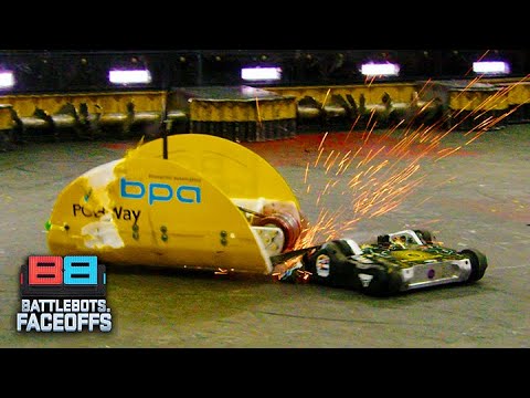 [Full Fight] Bot Gets Tossed Around and Torn Apart! | BATTLEBOTS FaceOffs - YouTube