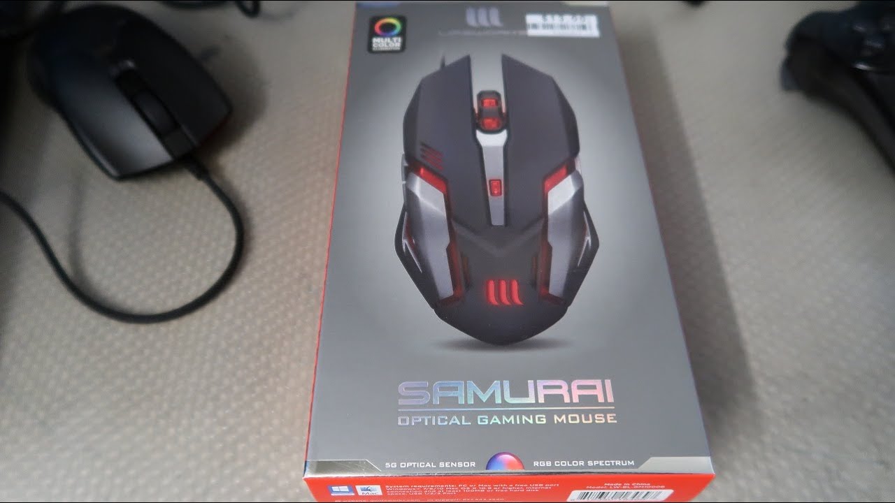 LifeWorks Samurai Mouse Box Opening - YouTube