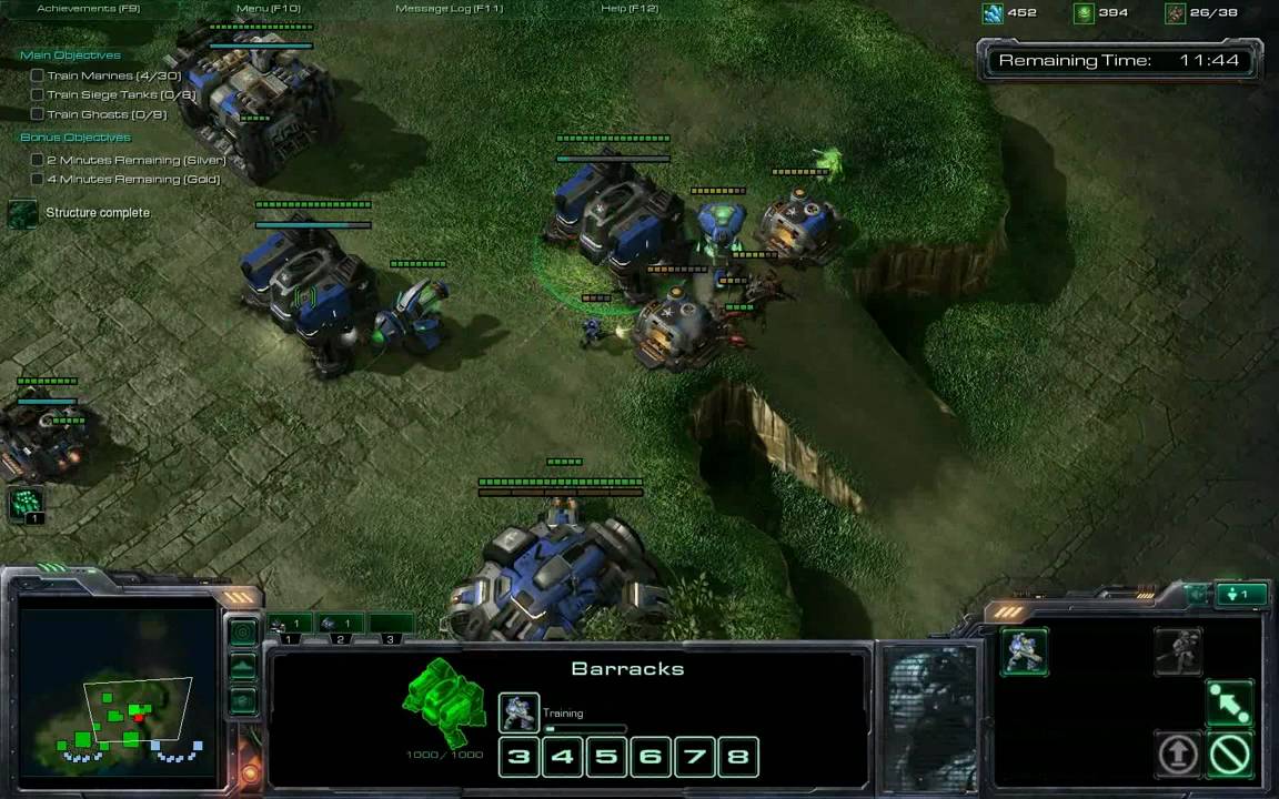 SC2 Challenge Mission- Opening Gambit Strategy - YouTube