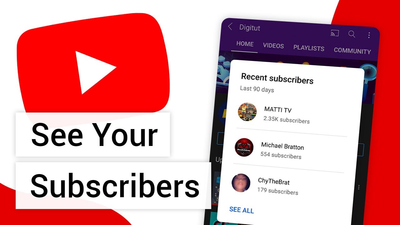 How to See Your Subscribers on Youtube Mobile (2022) - YouTube