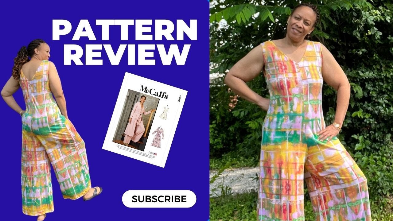 Sewing Pattern Review/ McCall's 8245/ Romper/ Jumpsuit/ Beginner ...