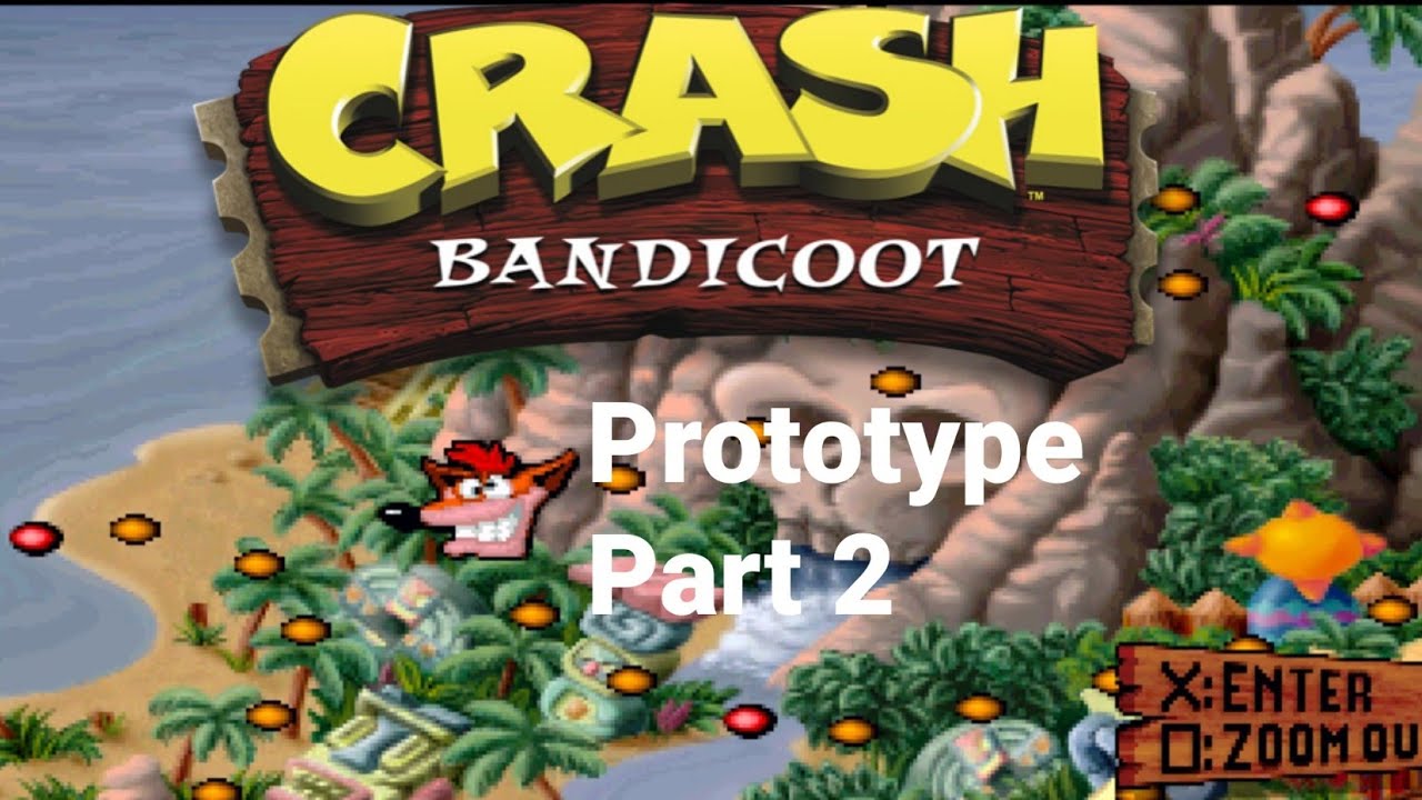 Crash Bandicoot 1 Prototype (April 8 1996) Part 2 - YouTube