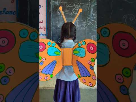 making butterfly wings||Butterfly fancy dress #diycrafts ||BHAGI CREATIONS