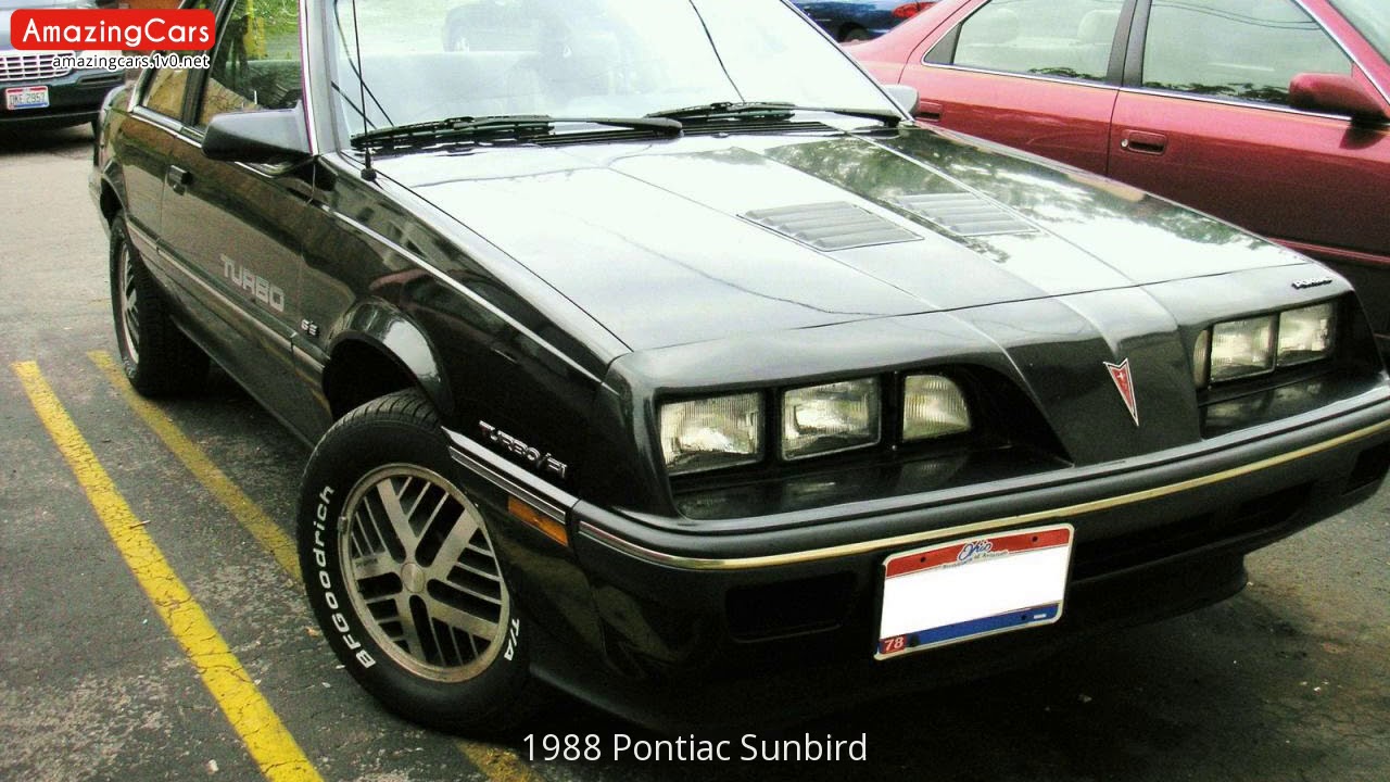 1988 Pontiac Sunbird - YouTube