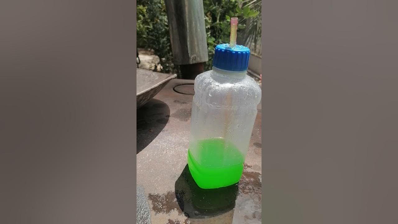 Como hacer un termómetro casero, practica - YouTube