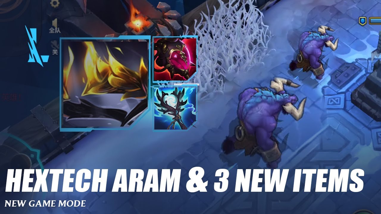 Hextech Aram & 3 New Items - Wild Rift - YouTube