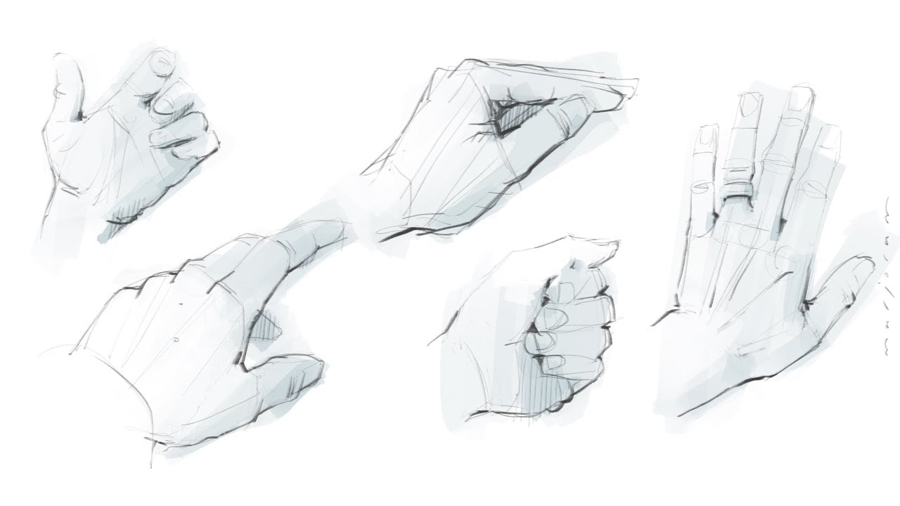 Drawing Practice - Hands - YouTube