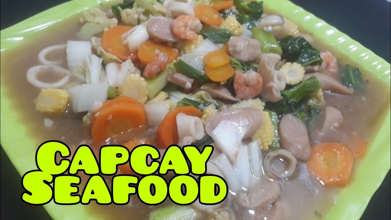 RESEP CAPCAY SEAFOOD//Saos tiram //kuah kental #capcayseafood # ...