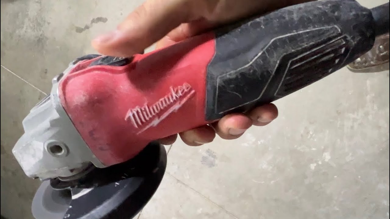 Industrial cord repair on grinder - YouTube